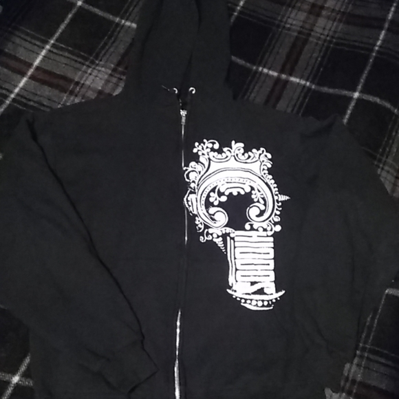Shirts | Vintage Hoods Band Small Zip Up Hoodie | Poshmark
